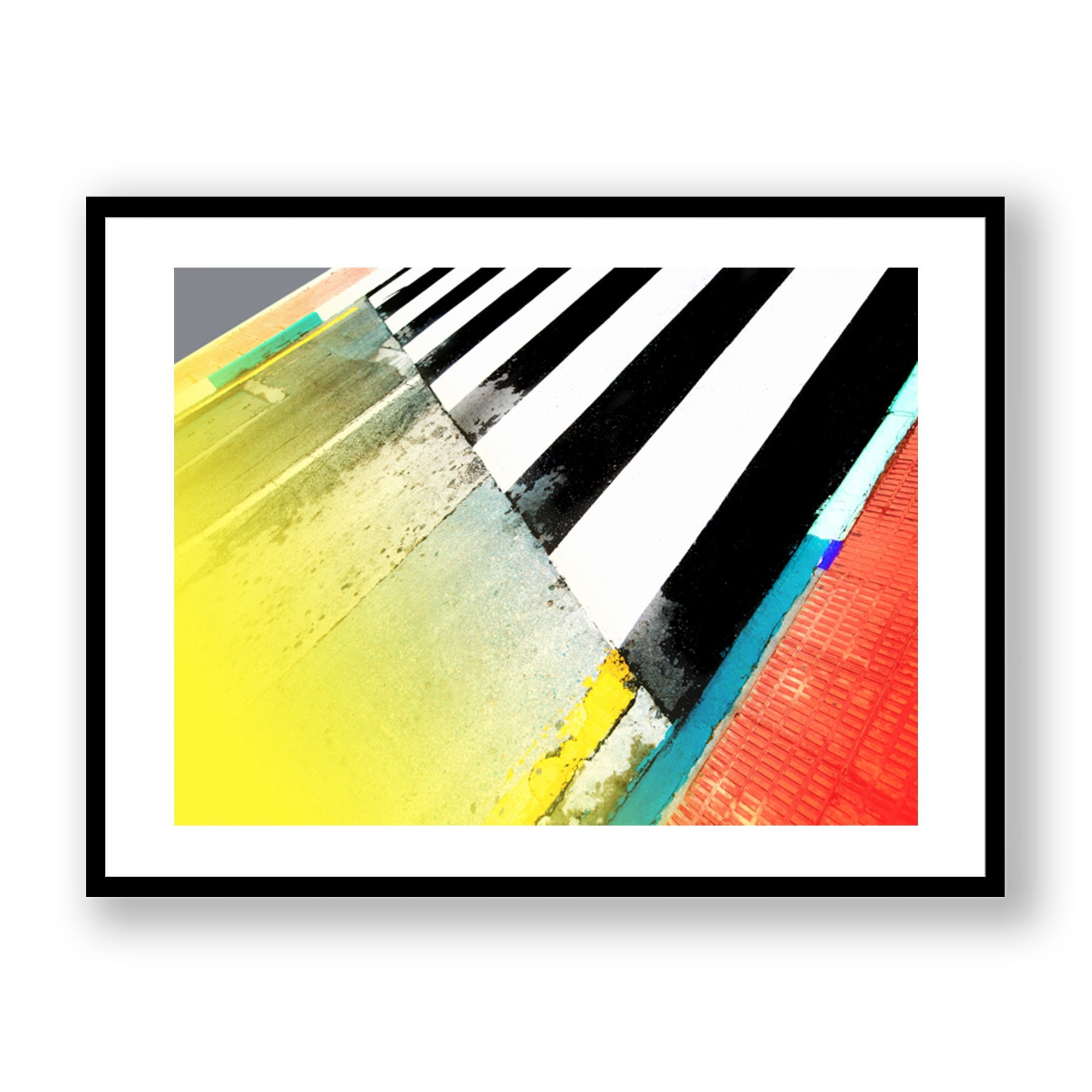 Colorful Framed Print Abstract Wall Art Living Room Decor | Etsy