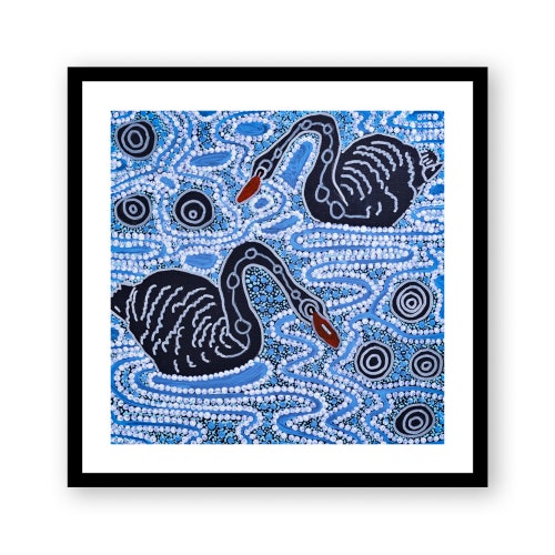 Aboriginal Art Framed Print Indigenous Wall Art - Etsy
