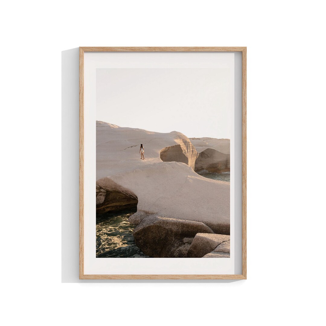 Moonscaping Art, Framed Wall Art, Minimalist Print, Modern Landscape ...