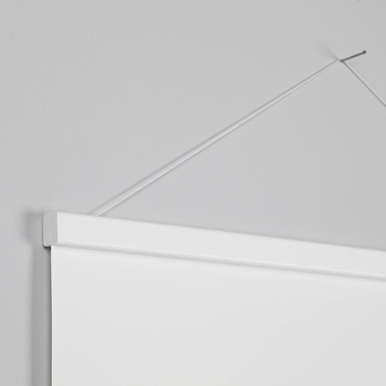 PRINT & POSTER HANGER - Wooden Magnetic for Framing Wall Art Pictures ...