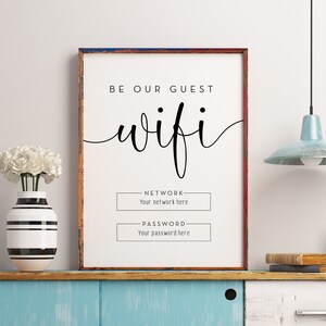 Wifi Password Sign PDF Wifi Sign Wifi Password Printable Wifi Printable ...