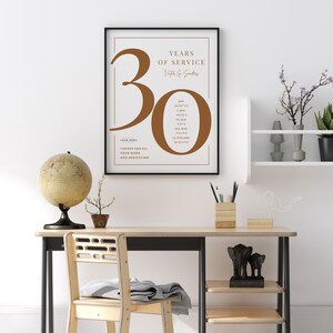 30 Work Anniversary Gift for Employee Appreciation Gift for Boss 30 ...