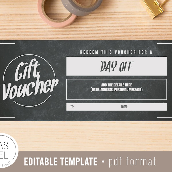 Free Day off Coupon - Etsy