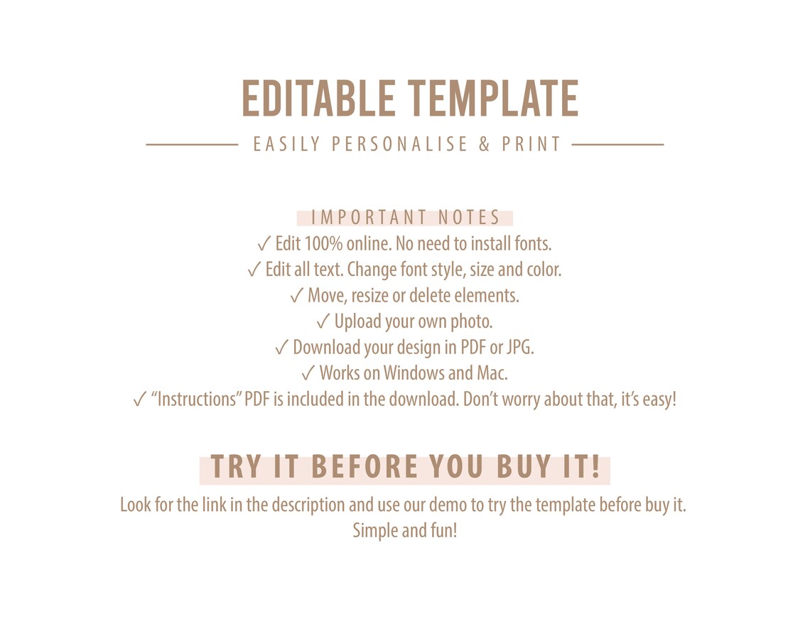 Editable Birthday Voucher Template Bundle Surprise Birthday - Etsy