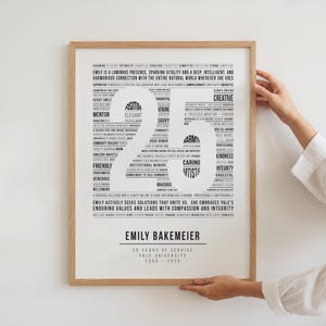 30 Year Work Anniversary Gift | 30th Employee Service Award, Employment ...