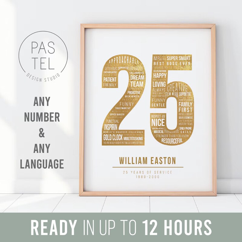 25th Work Anniversary Gifts for Employees - 60+ Gift Ideas for 2024