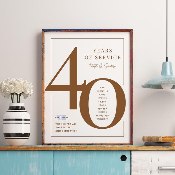 40 Years Work Anniversary Gifts - 60+ Gift Ideas for 2026
