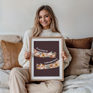 Boho Safe Space Sign: Diversity & Inclusion Art Print (digital File ...