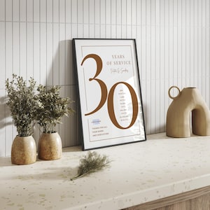 30 Work Anniversary Gift for Employee Appreciation Gift for Boss 30 ...