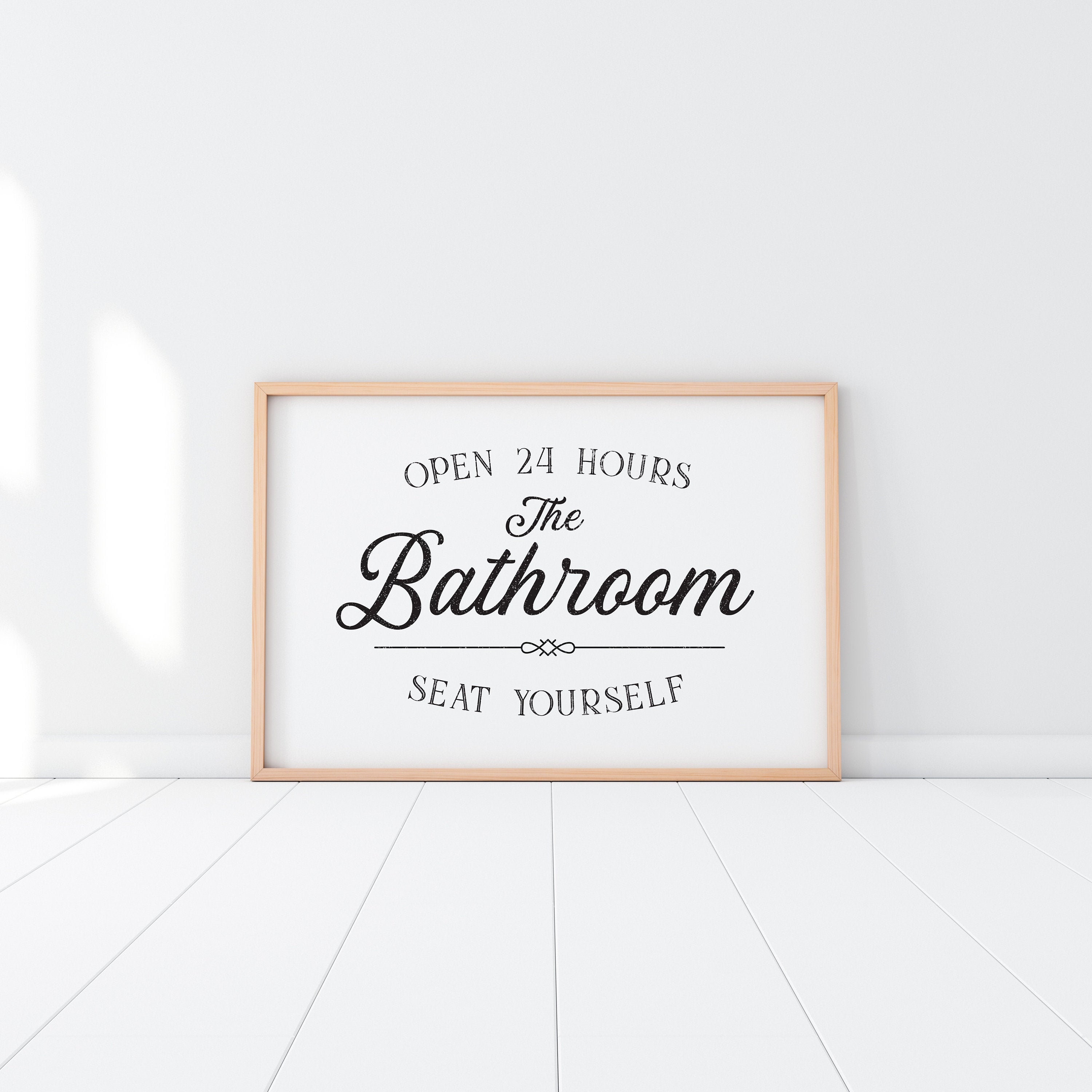 Bathroom Vintage Farmhouse Bathroom Bathroom Printable - Etsy