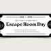 Escape Room Gift Coupon INSTANT DOWNLOAD Editable Text - Etsy