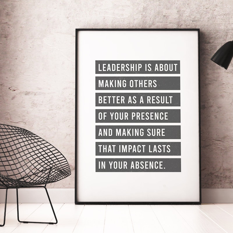 Leadership Quotes - Etsy
