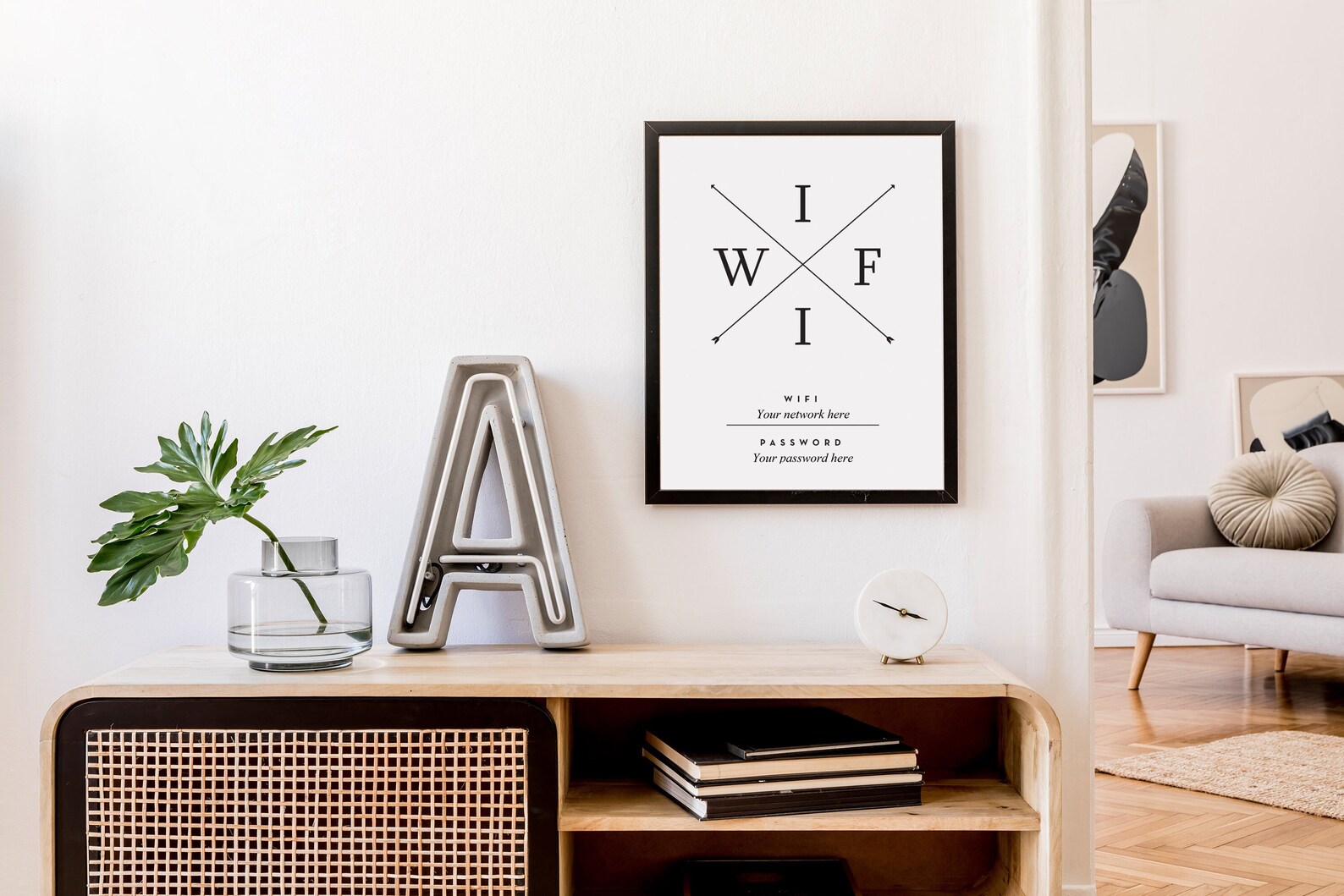 Wifi Password Sign PDF Wifi Sign Wifi Password Printable - Etsy