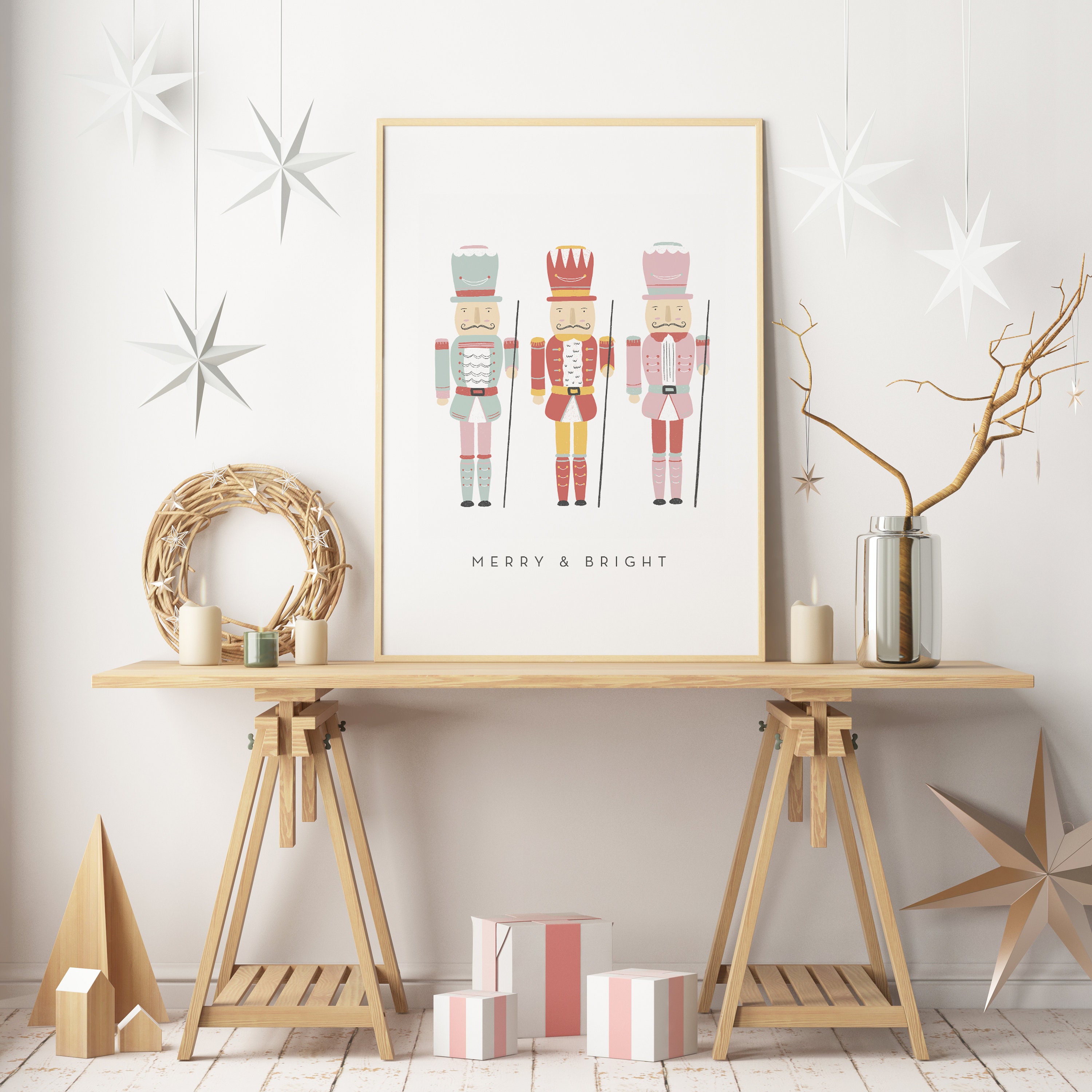 Nutcracker Christmas Christmas Typography Print Christmas - Etsy