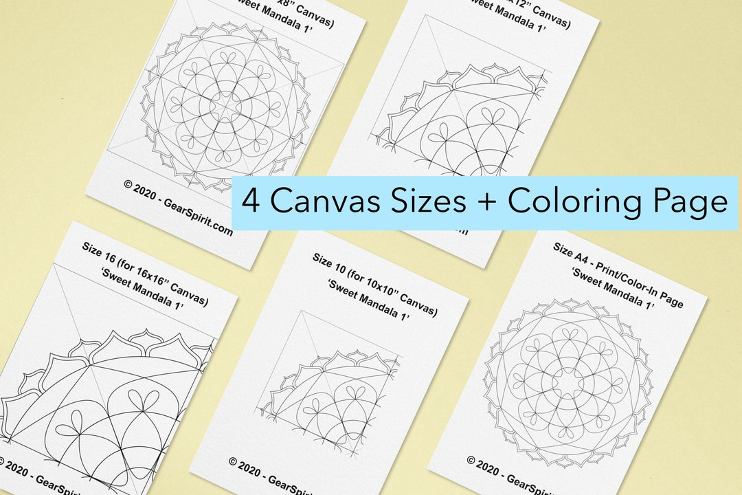 Printable Mandala Digital PDF Mandala Design Download & Coloring ...