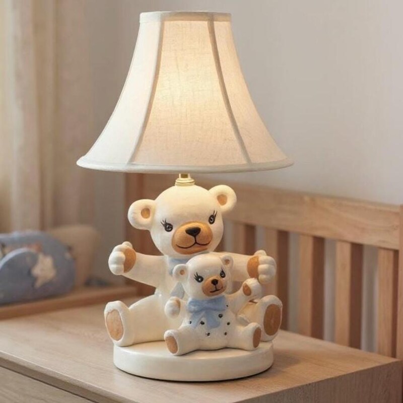 Teddy Bear Lamp - Etsy