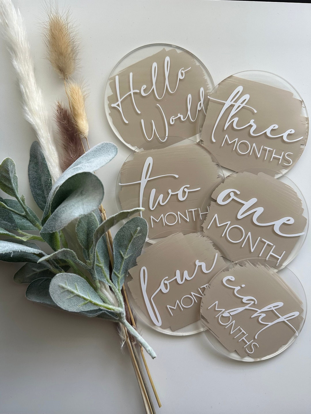 Acrylic Baby Milestones/baby Milestones Prop/acrylic Baby - Etsy