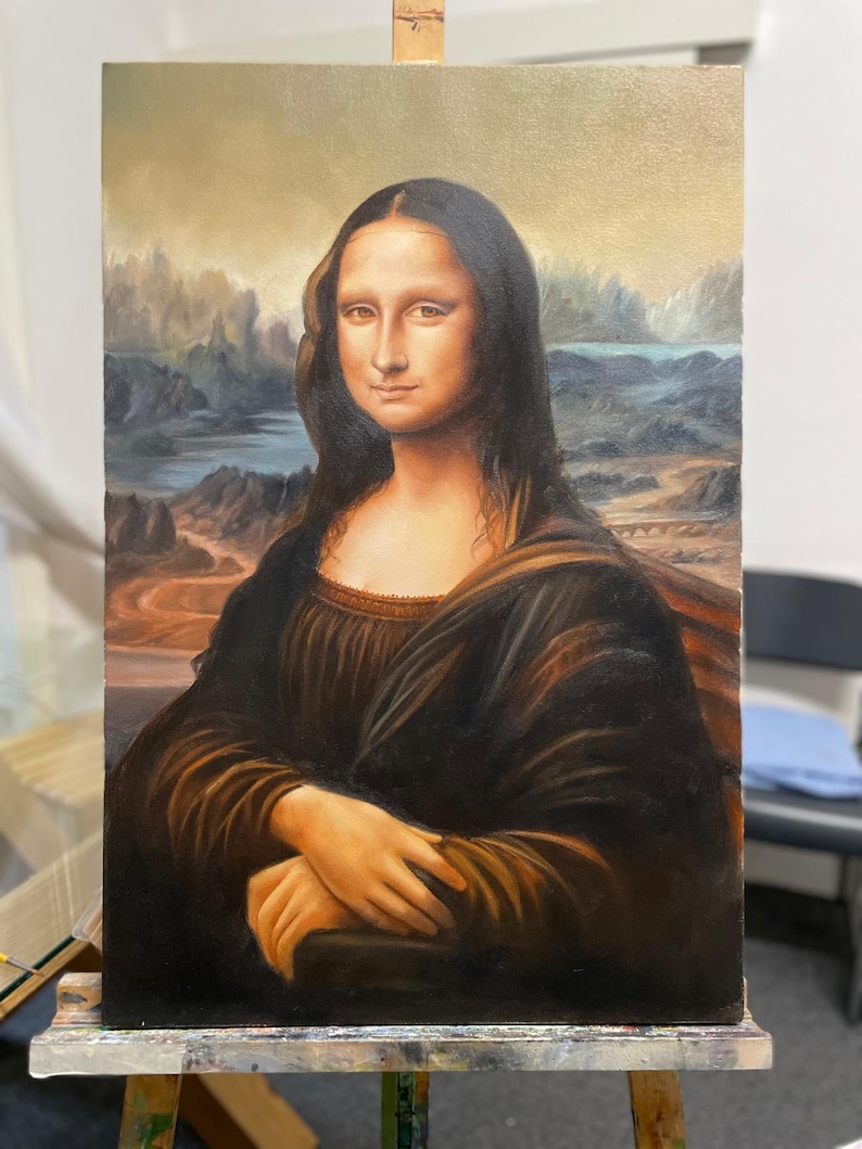Mona Lisa Classic Oil Painting | Handmade Reproduction of Leonardo Da ...