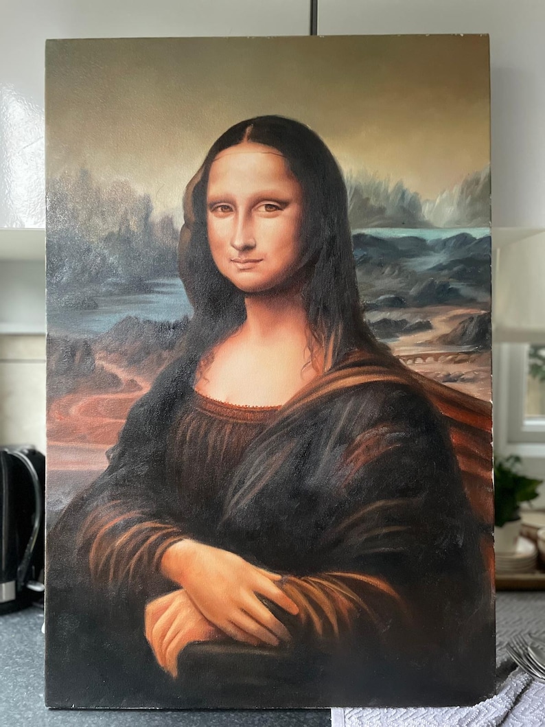 Mona Lisa Classic Oil Painting | Handmade Reproduction of Leonardo Da ...