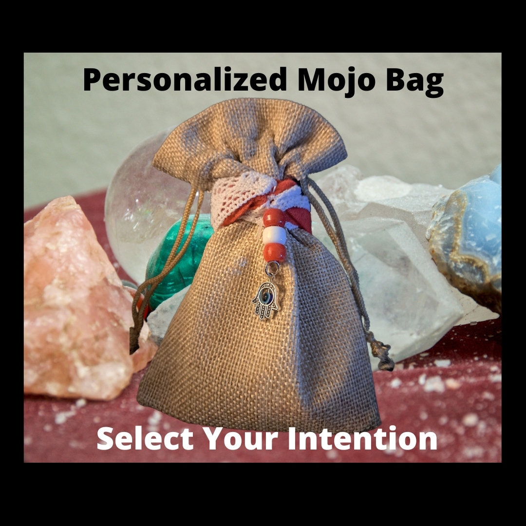 Mojo Bag, Gris Gris Bag, Hoodoo Bag, Witch Bag, Conjure Bag, Root Bag, Choose Your Intent, 20 ...