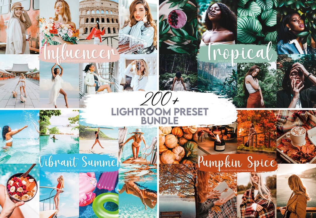 LIGHTROOM PRESETS, PHOTO Editing Preset, Lightroom Filters, Aesthetic ...