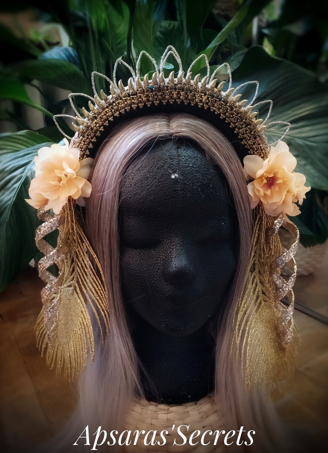 Headdress: indian Blue - Etsy