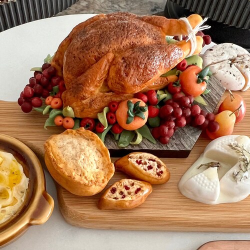 1:6 Scale Miniature Turkey Dinner Set for Blythe Style Dolls - Etsy