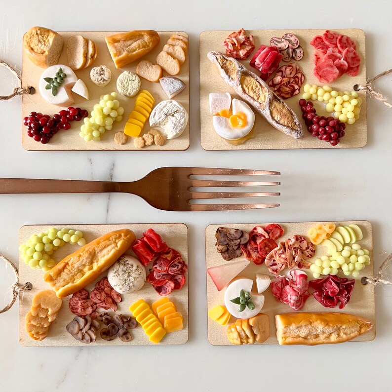 Faux Fake Food Christmas Ornaments Charcuterie Ornament Food - Etsy