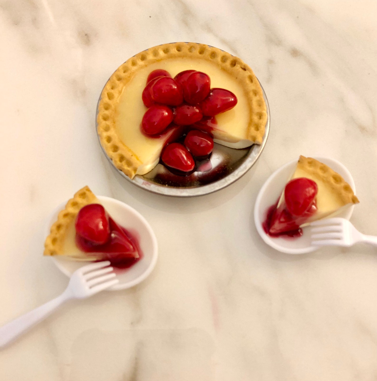 1:6 Scale Miniature Pie for Dolls Doll Pretend Play Food 12 - Etsy