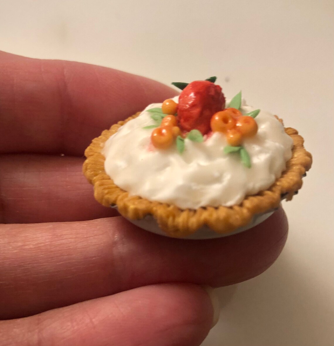Miniature Fake Pie for Dollhouses, or Hostess Gift Magnet. Pie for ...
