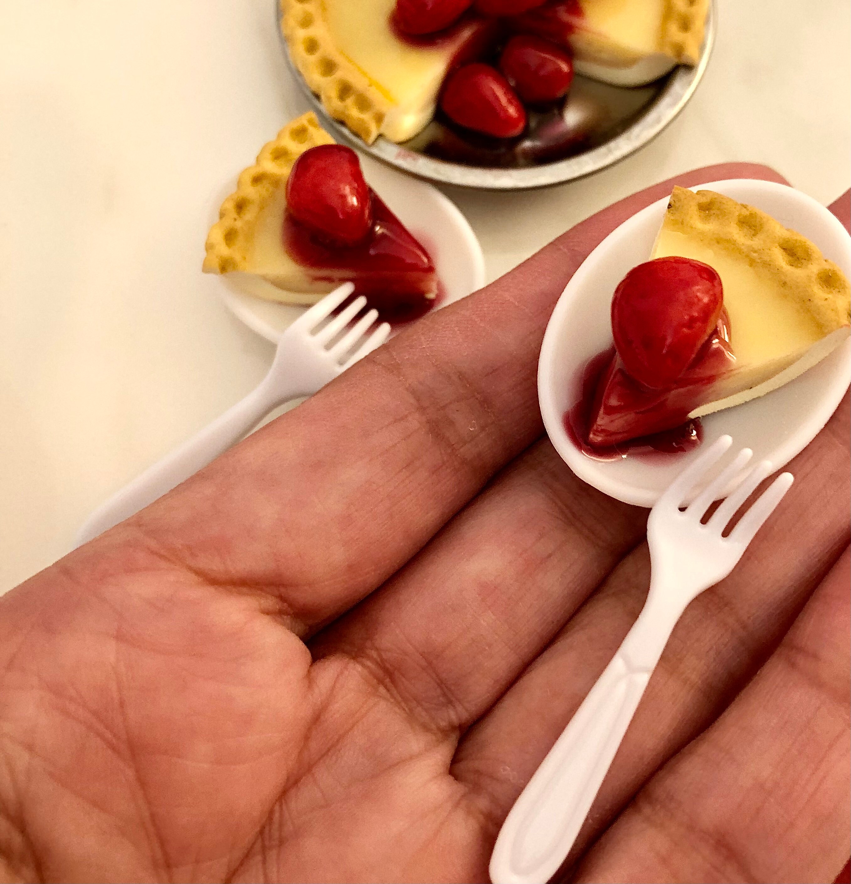 1:6 Scale Miniature Pie for Dolls, Doll Pretend Play Food, 12 Inch Doll ...