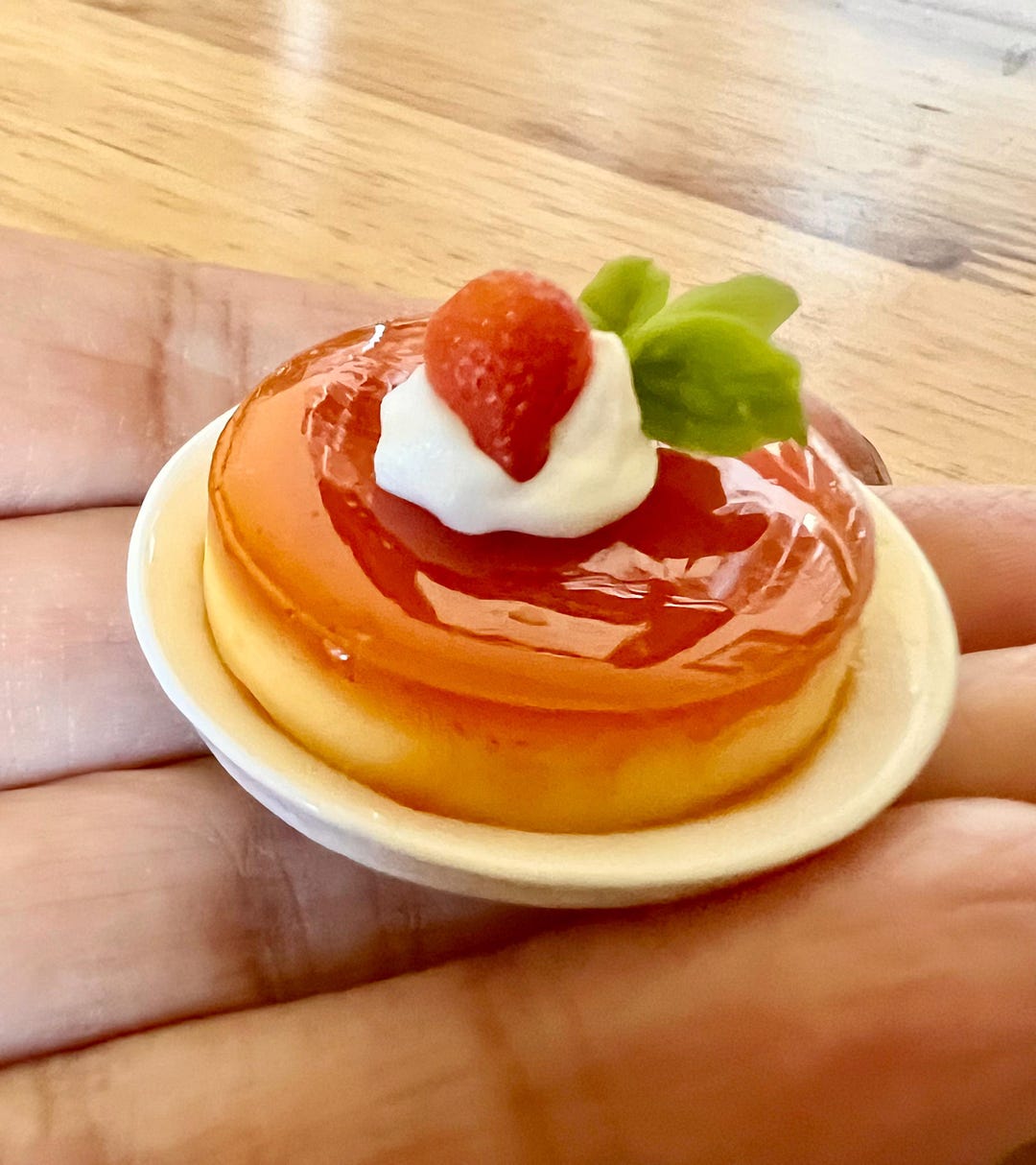 1:6 Scale Miniature Flan for 12 Inch Blythe Size Dolls, Miniature Fake ...