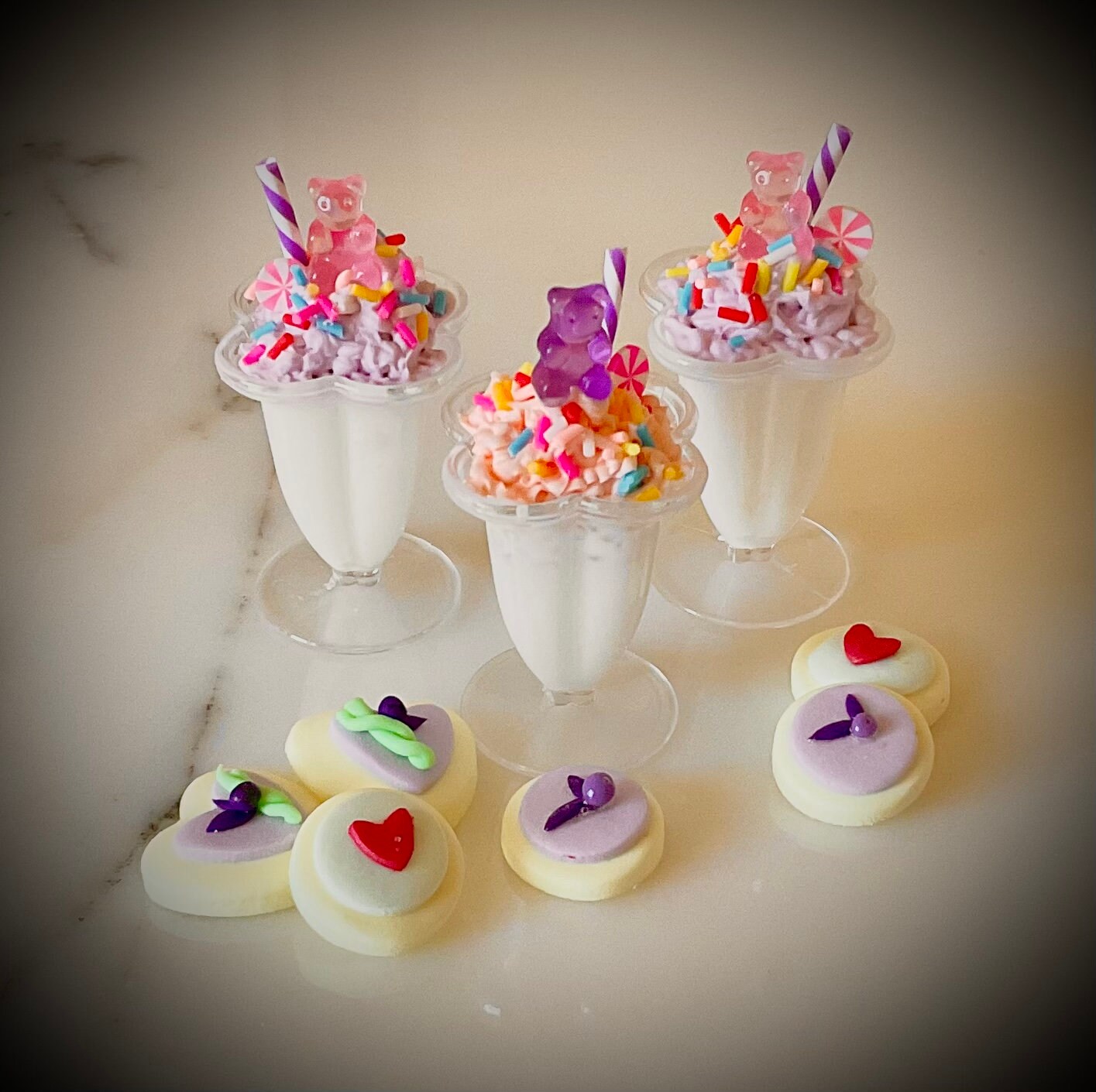 1:6 Scale Blythe Style Doll Milkshake, Pretend Playfood for Dolls, Doll ...