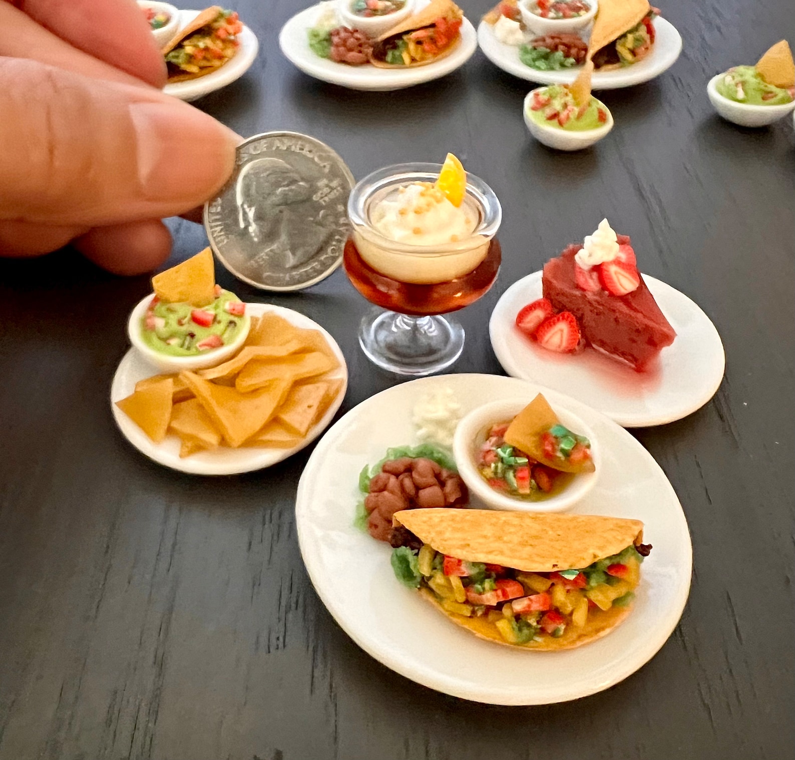 Miniature Taco for 12 Inch Blythe Dolls or 15 Inch Dolls. 1:6 Scale ...