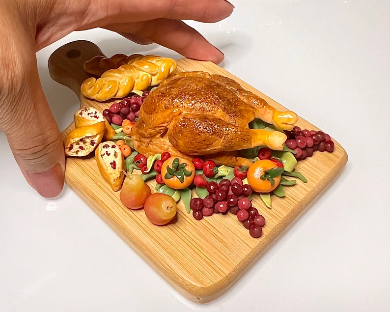 1:6 Scale Miniature Turkey Dinner Set for Blythe Style Dolls - Etsy