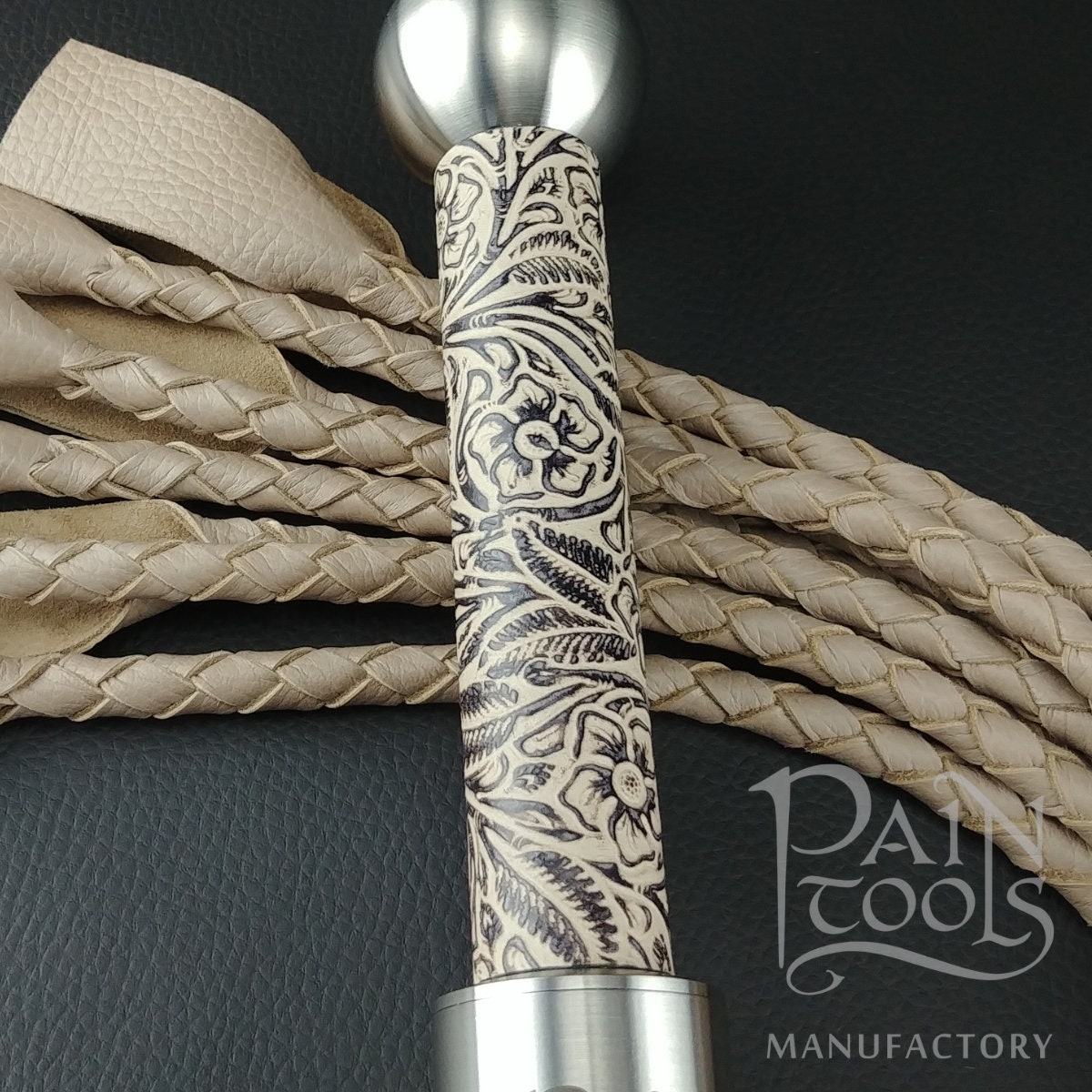 Leather Flogger CERNOS M10 4-plait - Etsy