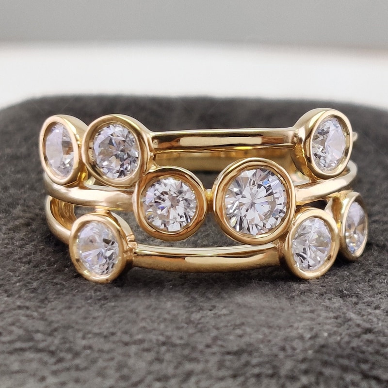 Gold Bubble Ring - Etsy