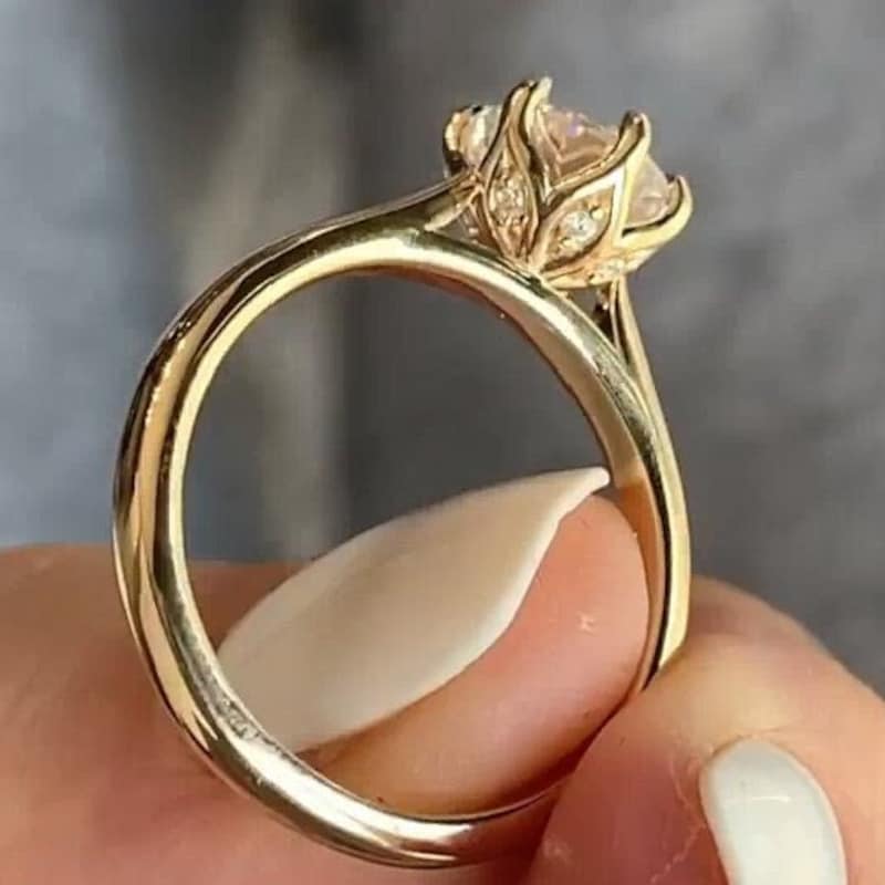 Tulip Setting Ring - Etsy