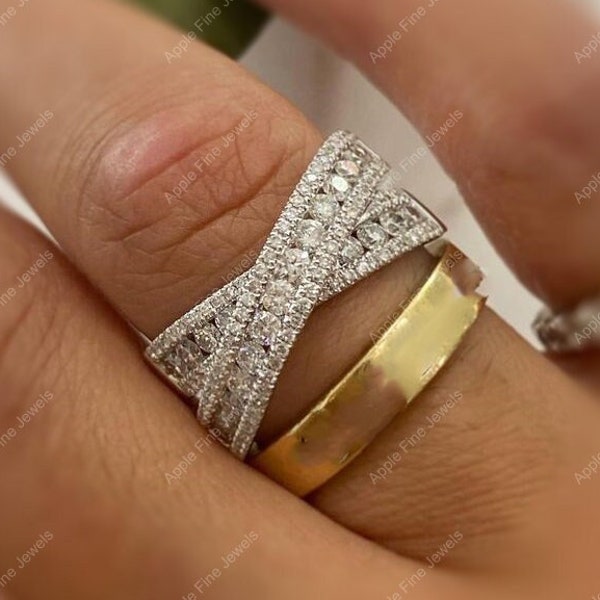 Cross Wedding Ring - Etsy
