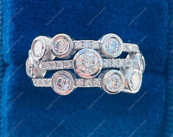 Raindrop Engagement Ring - Etsy