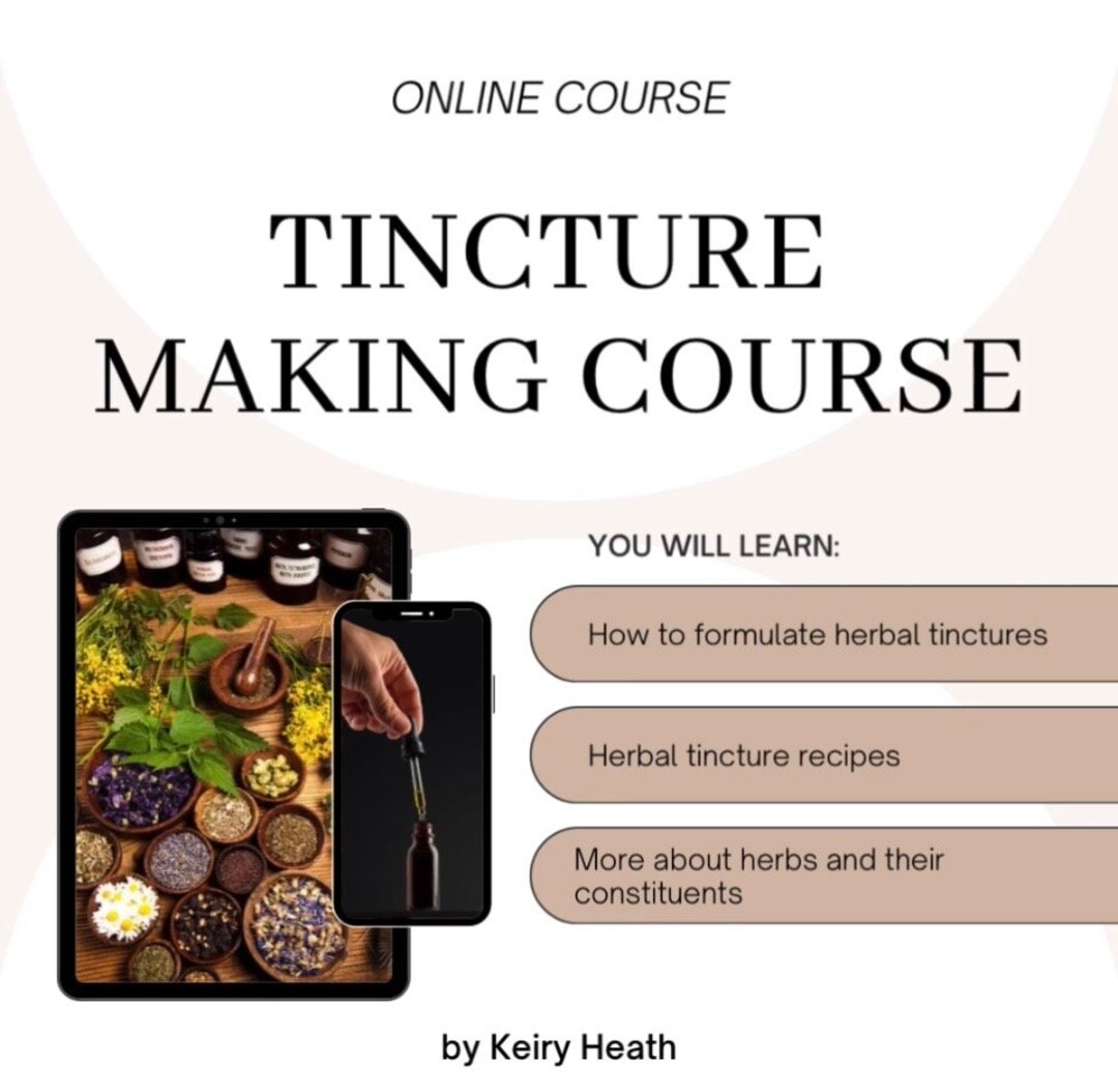Herbal Tincture Making Course: Learn to Formulate Recipes (PDF Download ...