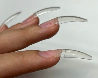 Coffin Nail Half Tips - Etsy
