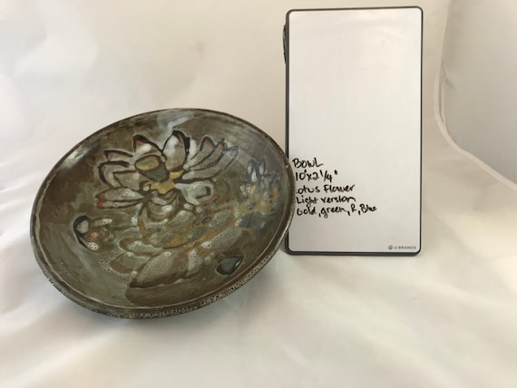 Handmade Ceramic Lotus Flower Dish | Etsy