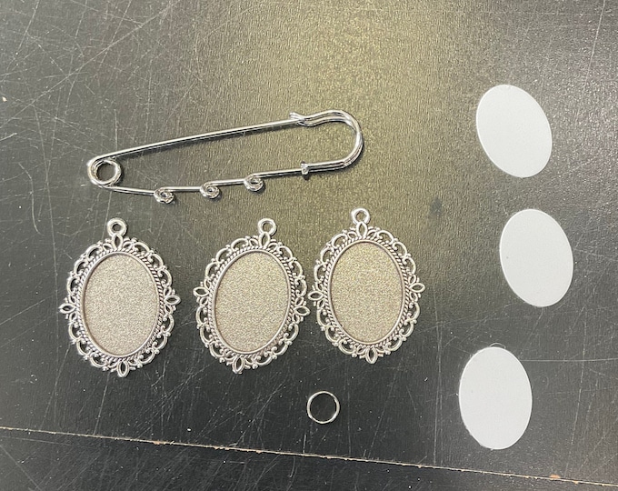 Sublimation Blank Steel Pin Sublimation Brooch Sublimation - Etsy