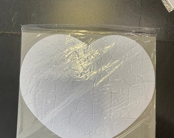 Sublimation Heart Puzzle - Etsy