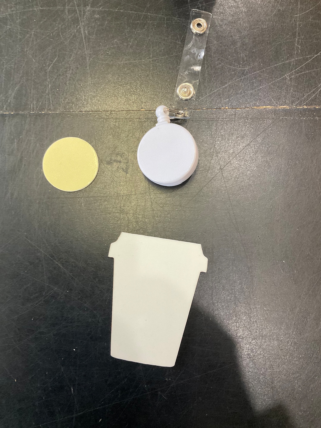 Sublimation Badge Reel, Sublimation Blanks Badge Reel, Cup Shaped Badge ...