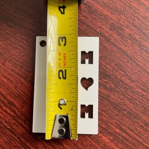 Sublimation Blank Keychains, 5 Mom Keychain, Mom Key Chain, White Blank ...