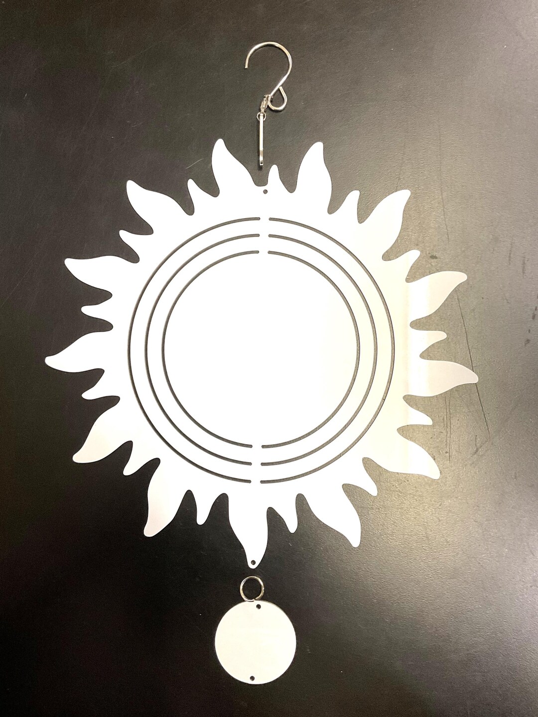 Sublimation Wind Spinner, Blank Wind Spinner, Sun Shaped 10" Aluminum ...