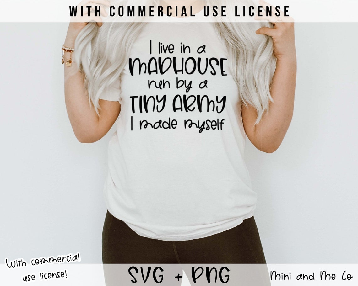 Svg Files for Cricut SVG Mom Svg Madhouse Png Funny Mom - Etsy