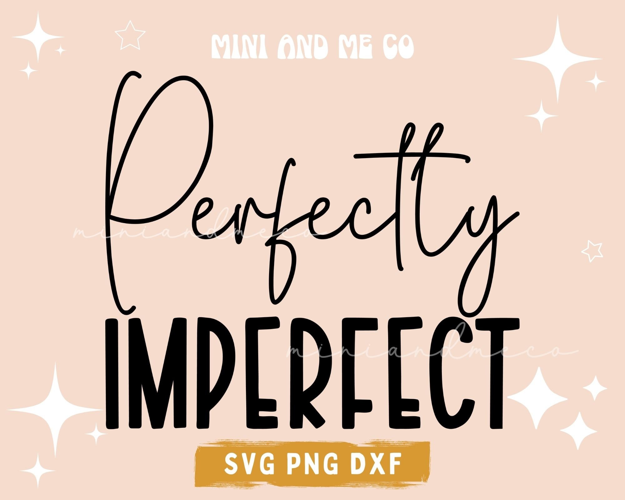 SVG Files for Cricut Perfectly Imperfect SVG Boho Svg - Etsy